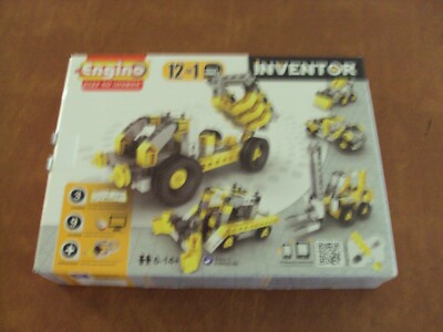 Engino INVENTOR 12 in 1 Industrial Models Kit Play to Invent New in Box ...