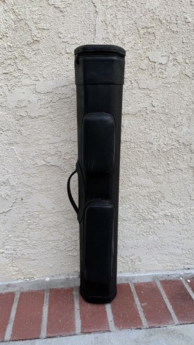 Rare 3X4 Whitten Leather Pool Cue Case | eBay