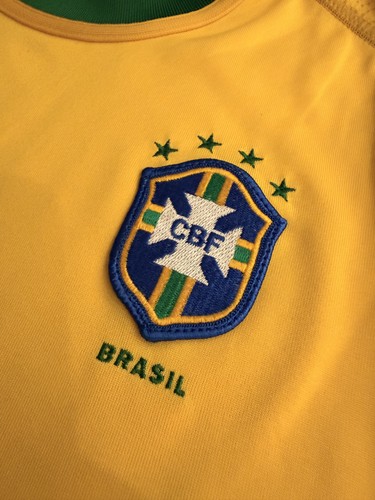 VINTAGE Brazil 2000 Nike Home Jersey Kit Shirt M Mens Yellow Soccer | eBay