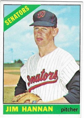 1966 TOPPS - #479 JIM HANNAN (SENATORS)!! GREAT CARD!! | eBay