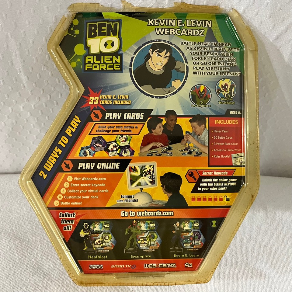 Ben 10 Alien Force Kevin Levin figurine with 33 Battle Cards (See Note ...