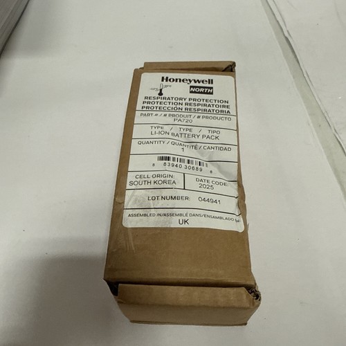 Honeywell - PA720 Rechargeable, Lithium Ion, Battery Pack, date code ...
