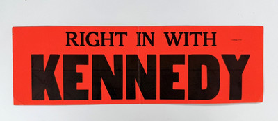 1968 Robert F. Kennedy JFK Presidential Campaign Ephemera Sticker | eBay