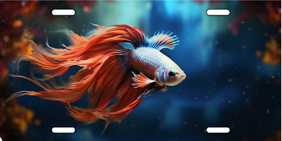 Tropical Fish Betta License Plate Personalized License Plate Add Text ...