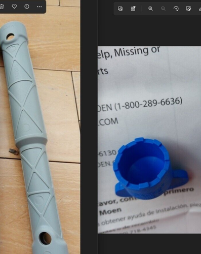 1 Moen Faucet Installation Wrench Tool and 1 aerator tool blue 157075 ...