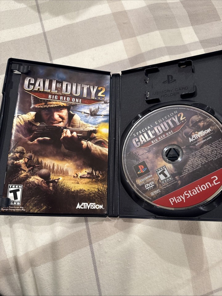 Call of Duty 2 Sony Playstation 2 PS2 Big Red One Greatest Hits Special ...