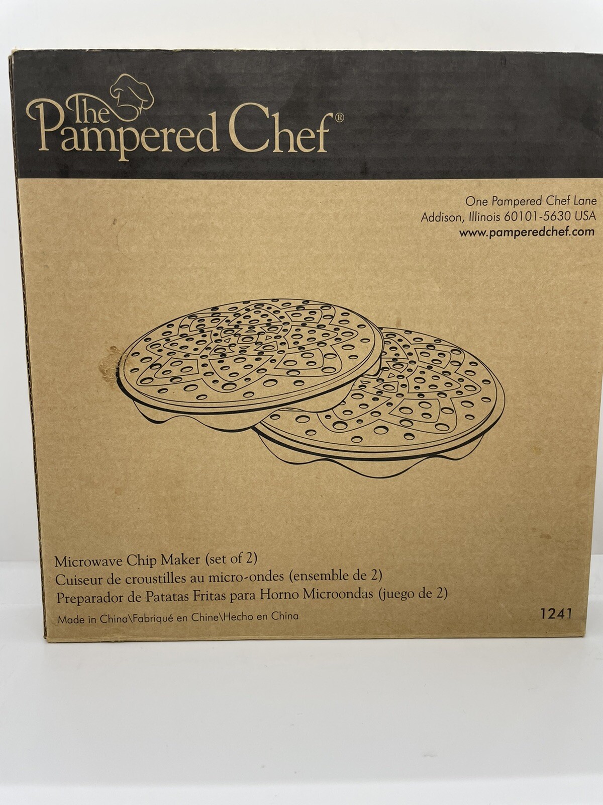2 Pampered Chef Microwave Chip Maker 1241 FREE SHIP | eBay