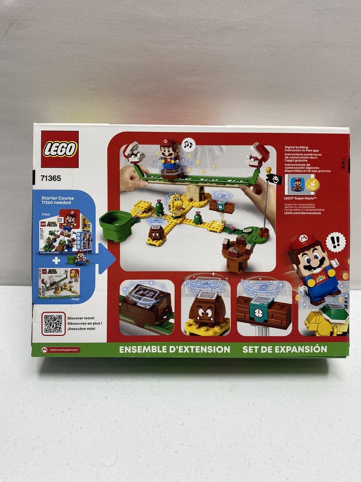 LEGO Super Mario 71365 Piranha Plant Power Slide Exp. Set *Retired 2021 ...