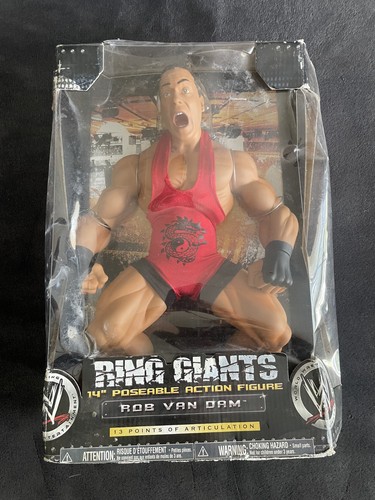 WWE Ring Giants Rob Van Dam 14" Wrestling Action Figure 2006 Jakks ...