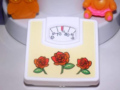 Barbie Dress up accessories weight scale dial really turns to adjust ...