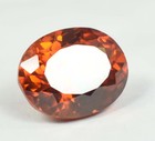 Flawless 17x14x11m Natural Stunning Orange Garnet Rare Oval Shape Loose ...
