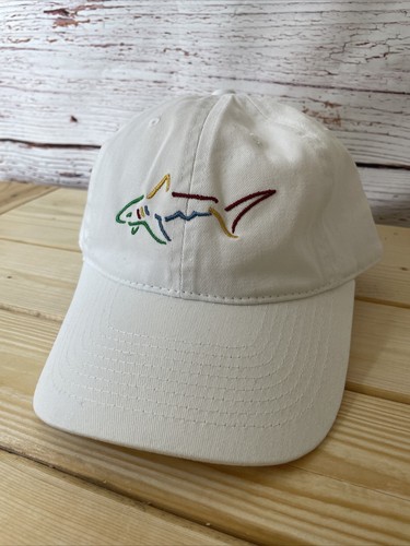 Greg Norman Shark White Cotton Strapback Baseball Cap Hat NEW! | eBay