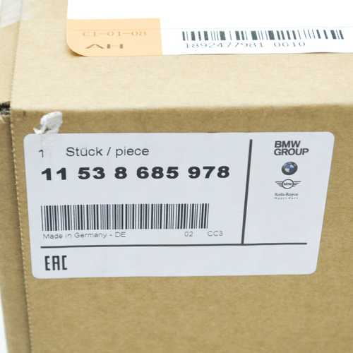 NEW BMW 5 G30 THERMOSTAT W/CHARACTERIST CONTROL 11538685978 8685978 ...