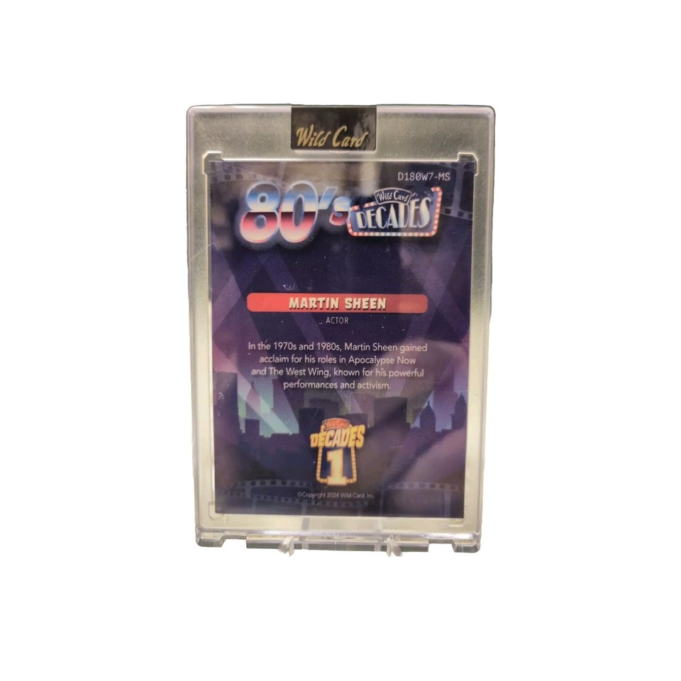 2024 Wild Card Decades 1/1 Martin Sheen - 1980s | eBay