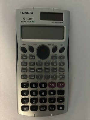 Casio FX-115MSPlus Scientific Calculator (Syntax Error) 79767109325 | eBay