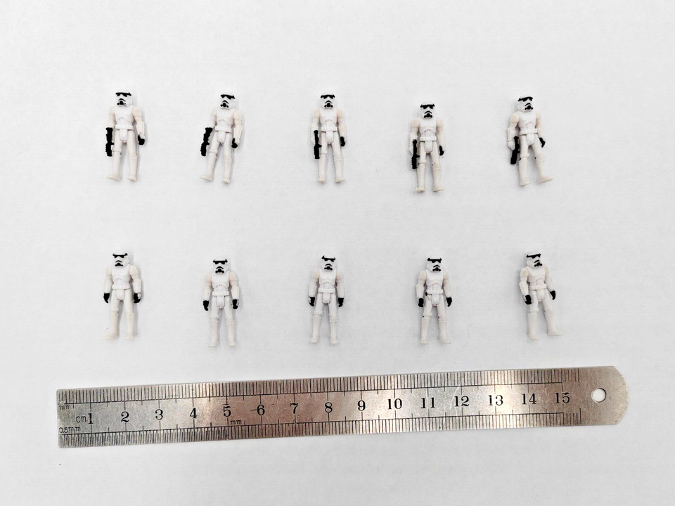 10 PCS STAR WARS Micro Galaxy Squadron Mini Figures Clone Trooper RARE ...