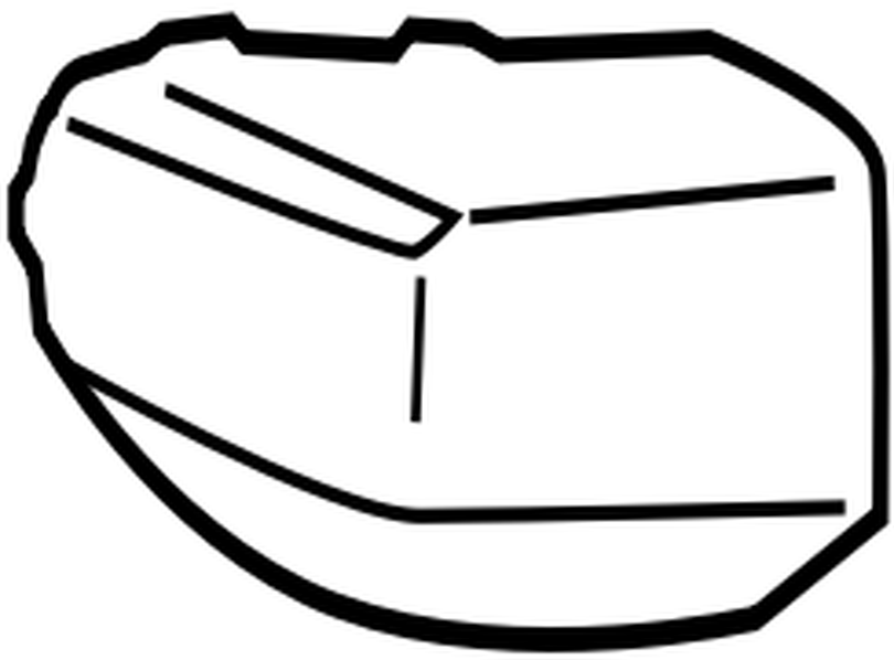 52423-35020 Toyota Pad, front bumper, lh 5242335020, New Genuine OEM ...