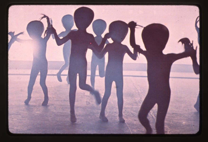 Close Encounters of the Third Kind Aliens Scene Vintage 35mm ...