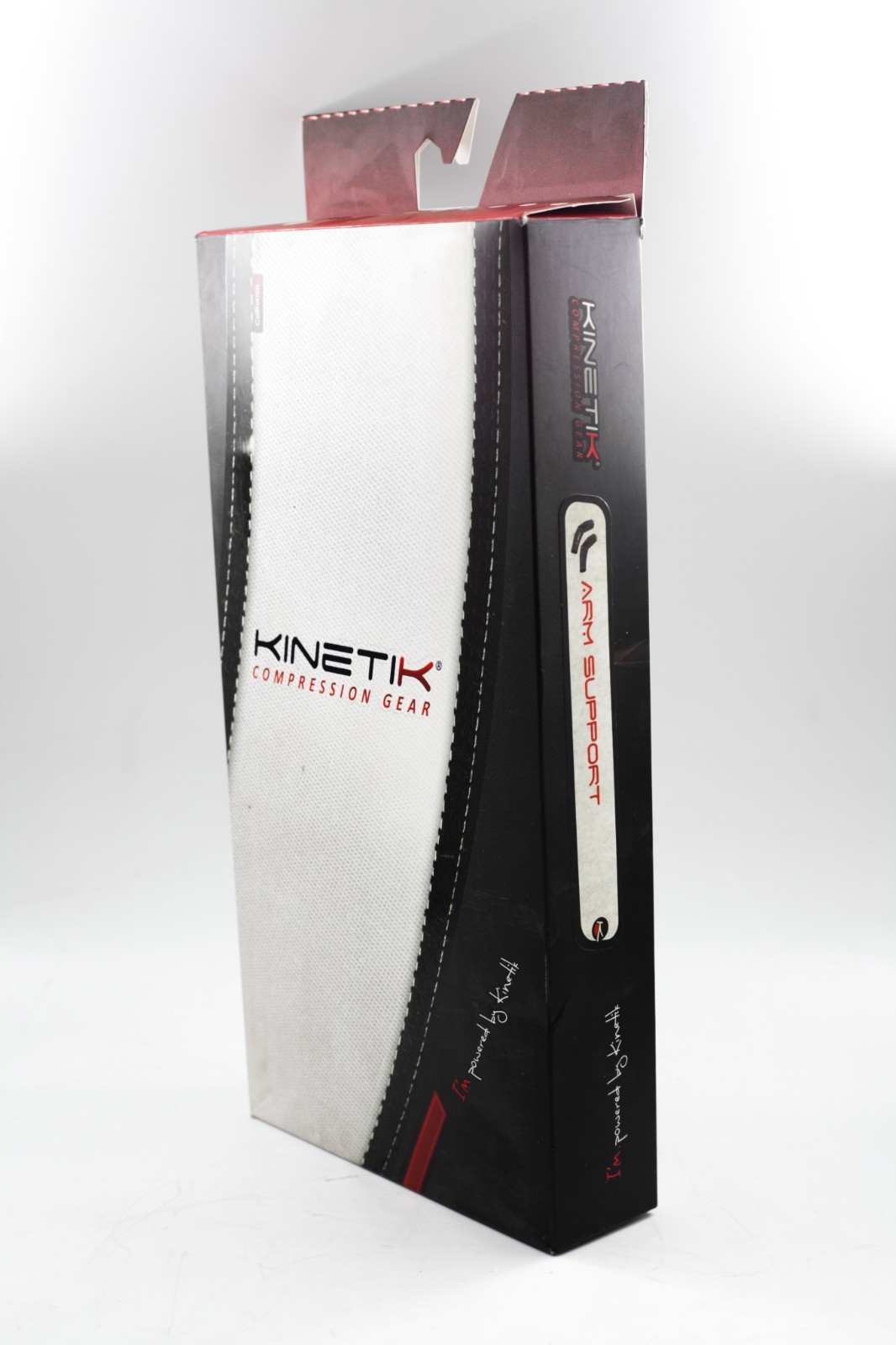 Kinetik Compression Gear Armwarmer Arm Support White/Black L & S Size ...
