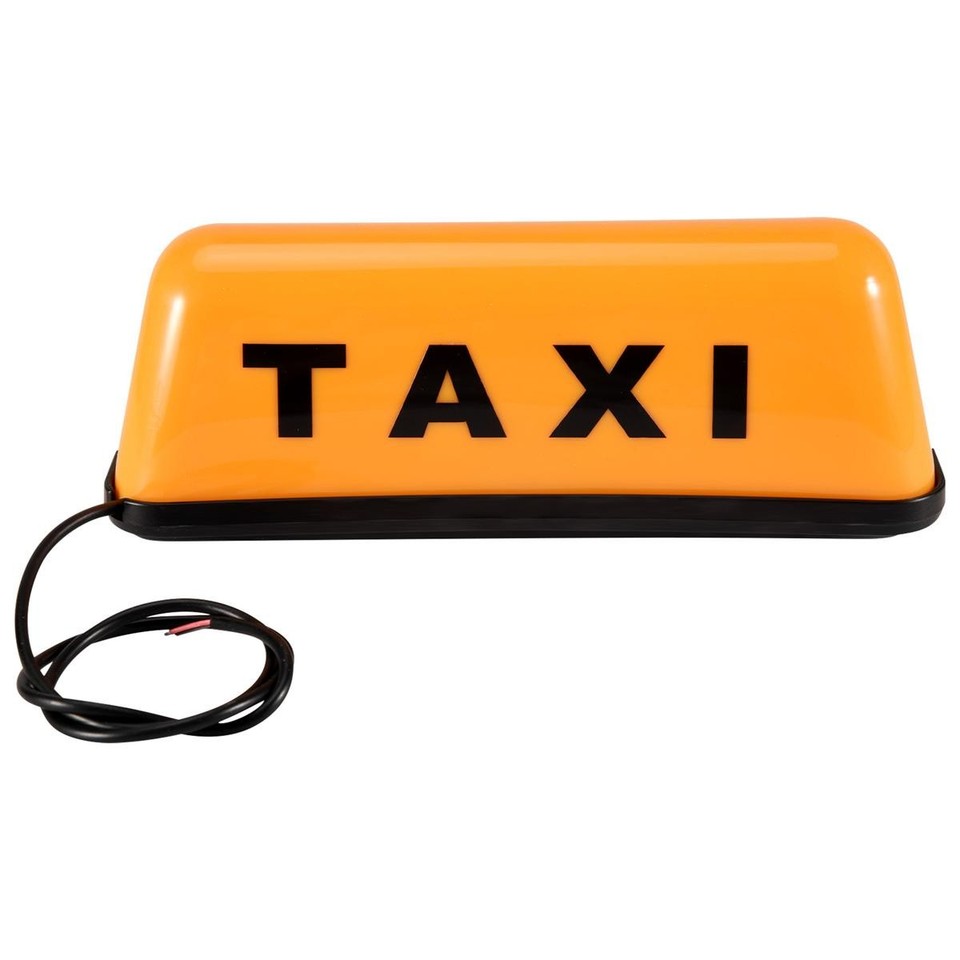 12v Taxi Cab Sign Roof Top Topper Car Magnetic Lamp LED Light ...