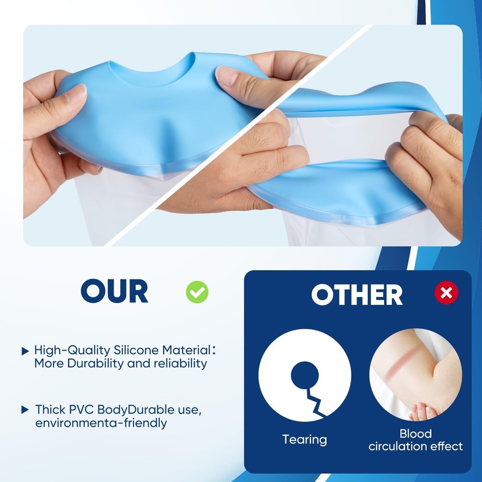 Waterproof Cast Cover Arm Adult Cast Covers for Shower Arm Protector ...