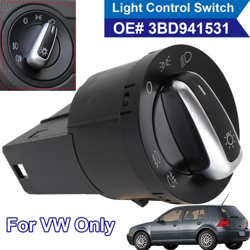 Headlight Foglight Switch For VW Golf MK4 Bora Lupo Beetle Seat Octavia ...