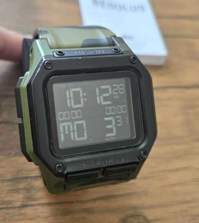 Nixon Regulus Digital Watch 46 mm Green Multi Camo Tropic Resin | eBay