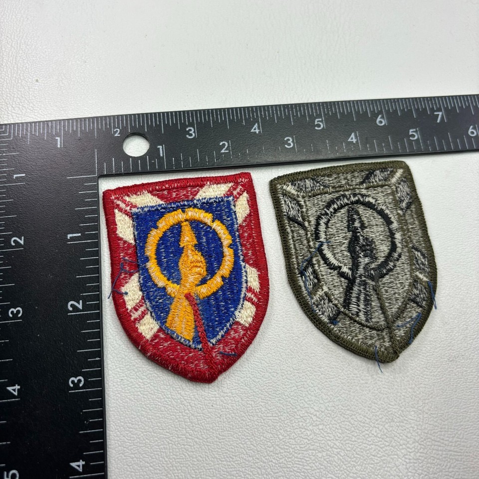 United States Army 121ST ARMY RESERVE 2 Patch Bundle Lot (Color ...