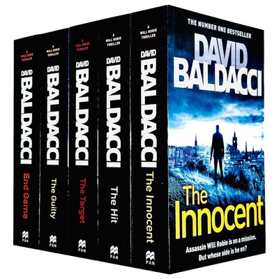 David Baldacci Will Robie Series 4 Books Collection Set (The Target ...