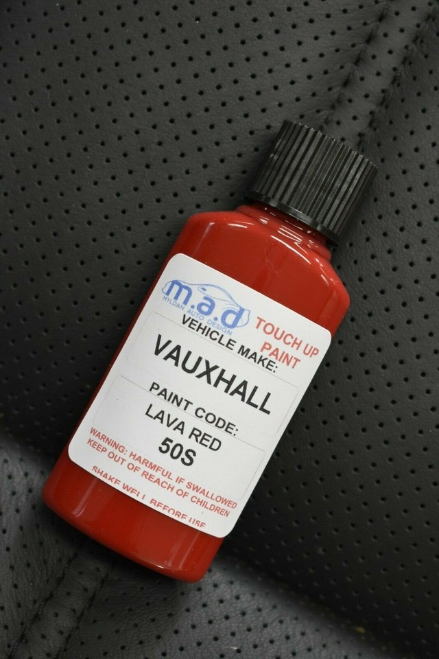 Vauxhall Lava Red 50S Paint Touch Up Kit 30ML Scratch Chip Vectra Corsa ...