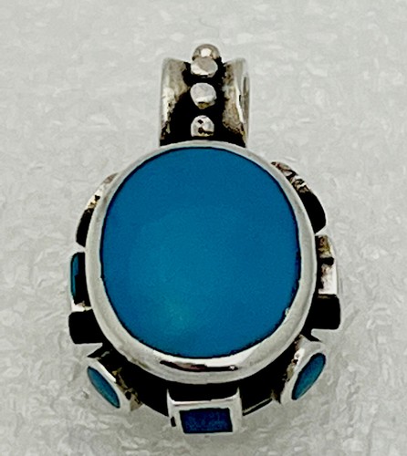 925 Sterling Silver Turquoise Southwest Pendant | eBay