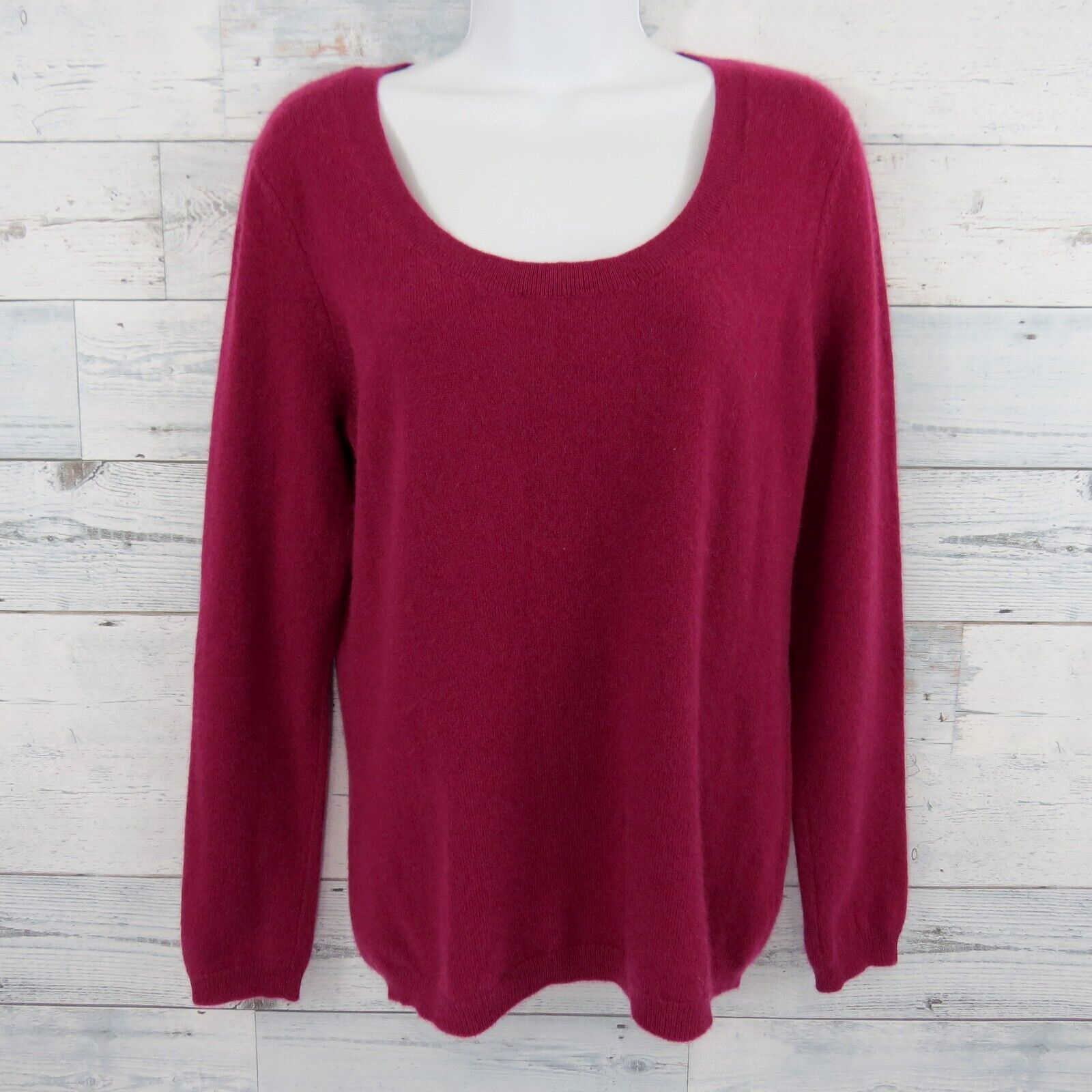 Talbots Pure Cashmere Scoop Neck Sweater Women's Peti… - Gem