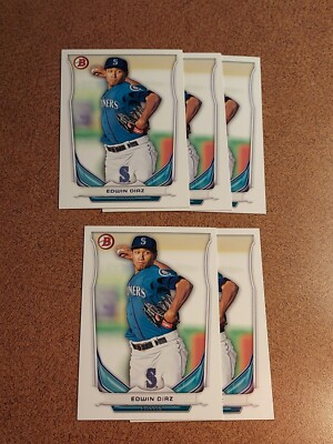 EDWIN DIAZ 2014 BOWMAN 5 CARD LOT.CARD BP15.METS. | eBay