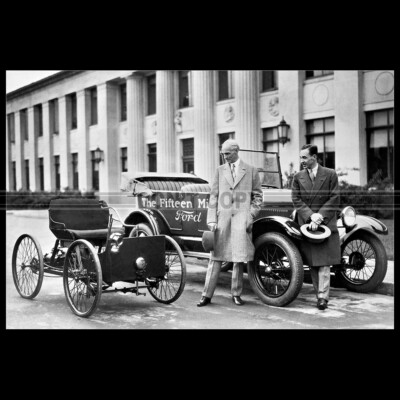 Photo A.000747 HENRY FORD & EDSEL BRYANT 'T THE FIFTEEN MILLIONTH ...