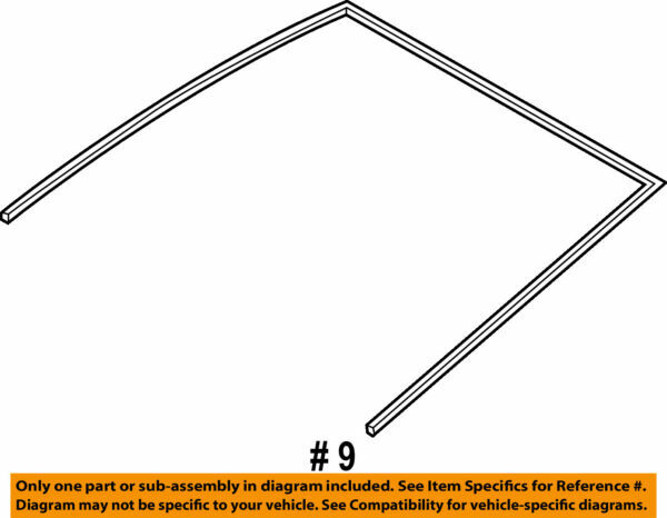 75533-47050 Toyota Moulding, windshield, outside 7553347050, New ...