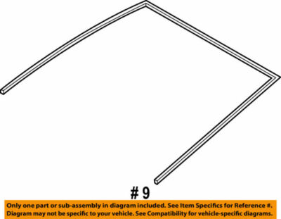 75533-47050 Toyota Moulding, windshield, outside 7553347050, New ...