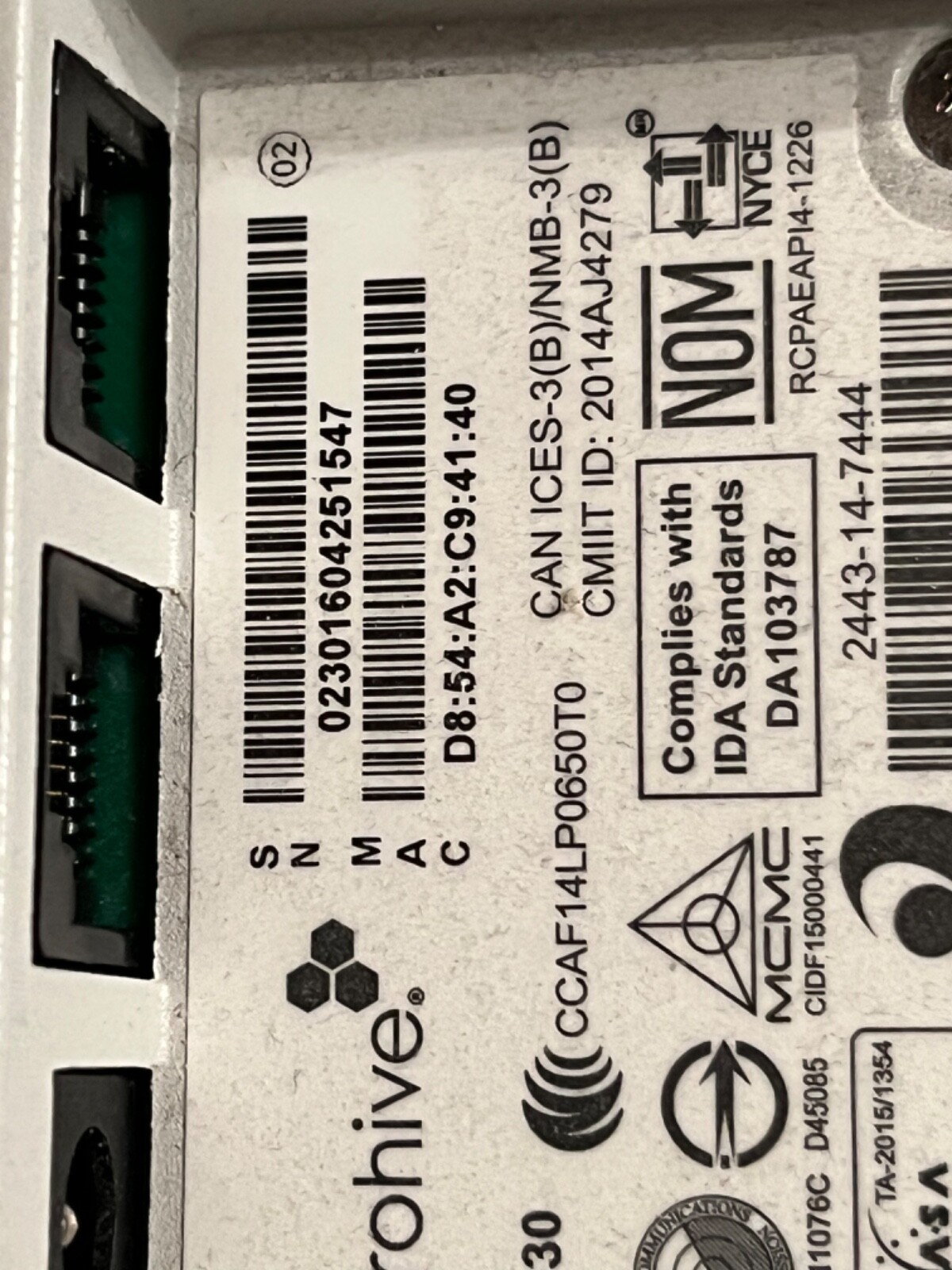 Lot of 10 Aerohive AP230 Access Points AH-AP230-AC-FC. AP230 AH-AP230 ...