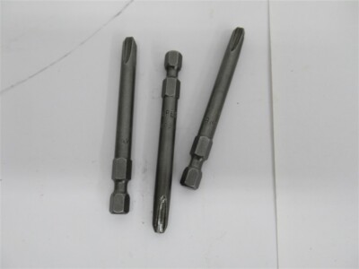 Apex 4930-AX , #3 Phillips x 2-3/4" Hex Power Bit, 1/4" Hex (PK 3) | eBay