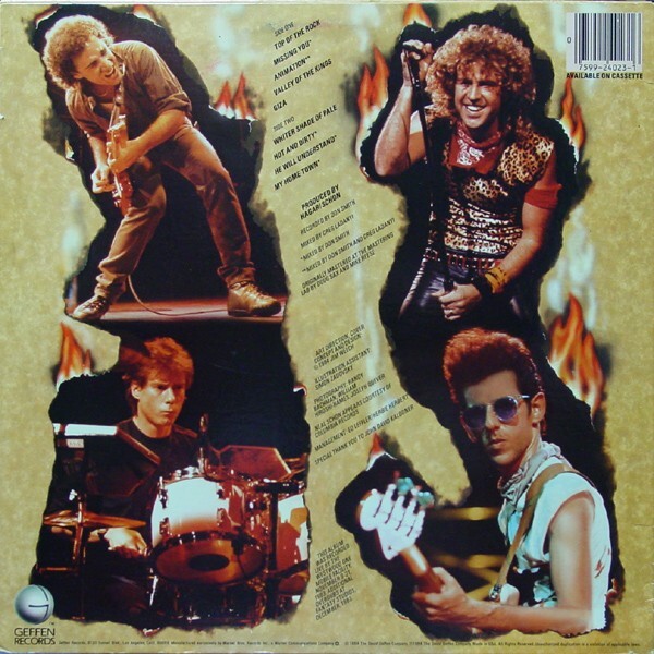 HSAS - Through The Fire Vinyl 1983 Geffen Sammy Hagar Schon Aaronson ...