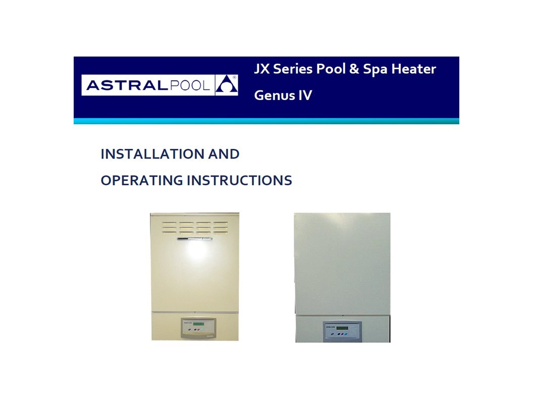 NEW - COMPATIBLE ASTRAL HURLCON POOL WX HX JX & MX SERIES HEATER LABEL ...