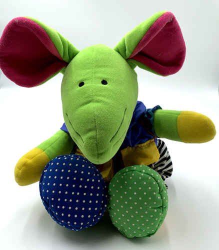 Early Years International Playthings Doll Squeek E Mouse Learn To Dress ...