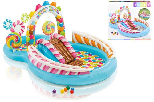 Intex Candy Zone Play Centre Kids Inflatable Garden Fun Outdoor ...