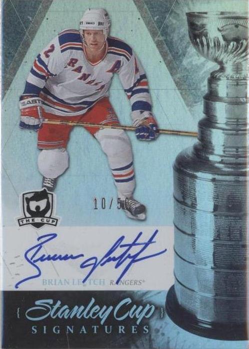 2010-11 Upper Deck The Cup - Stanley Cup Signatures Brian Leetch #SC-BL ...