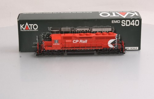 Kato 37-6333 HO Scale CP Rail EMD SD40 Diesel Locomotive #5559 NIB | eBay