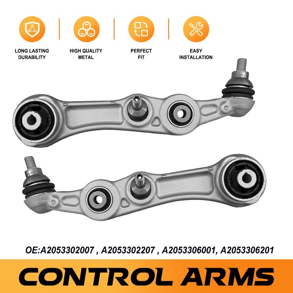 Front LH +RH Lower Control Arm for Mercedes W205 C205 A238 C238 W213 ...