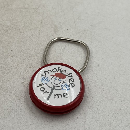 No Smoking VTG Keychain Key Chain Ring Loop Holder Tether Carabiner ...