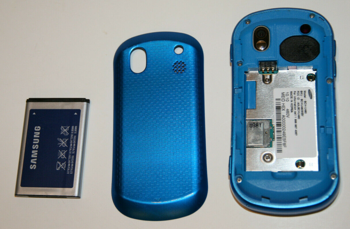 Samsung Intensity II SCH-U460 - Metallic Blue (Verizon) Cellular Phone ...