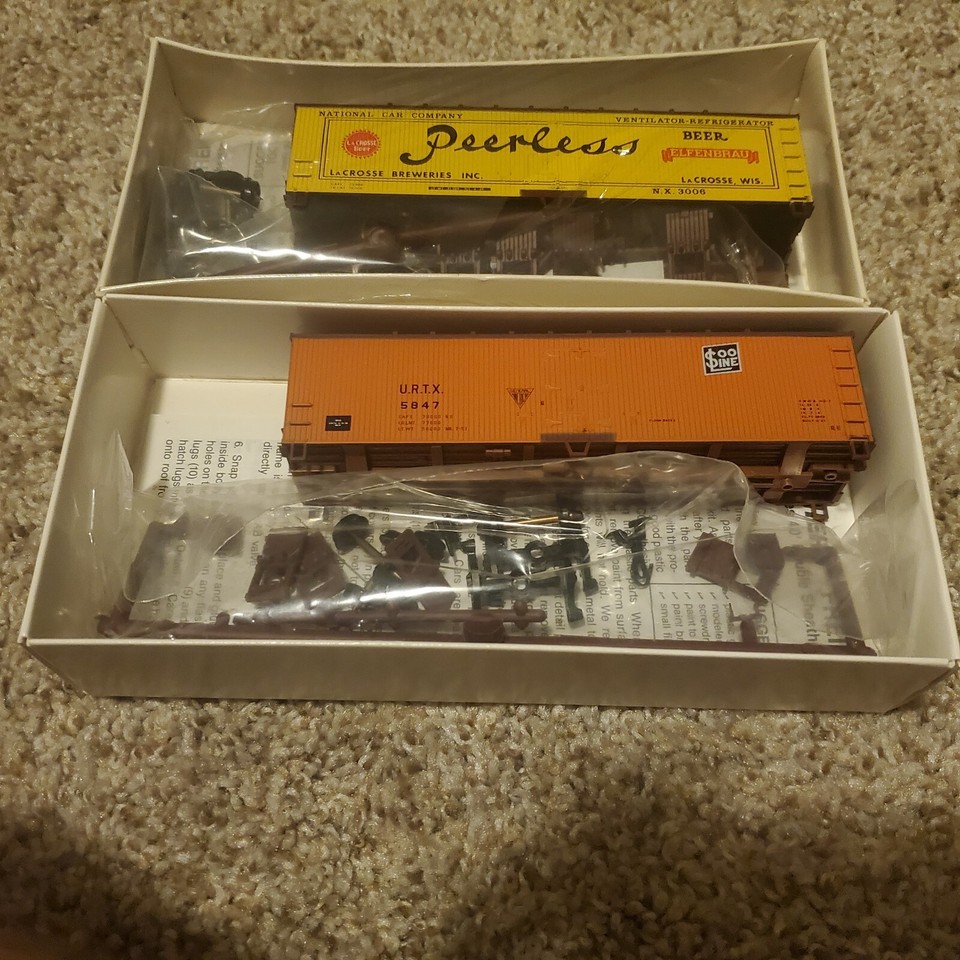Lot of 6 HO Scale Reefer Kits IM Walthers Soo Line URTX Morrel Oscar ...