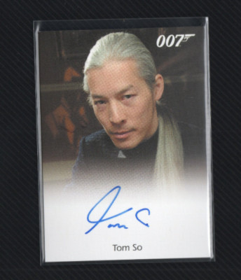 James Bond Artifacts & Relics Auto Tom So as Fukuta Casino Royale ...