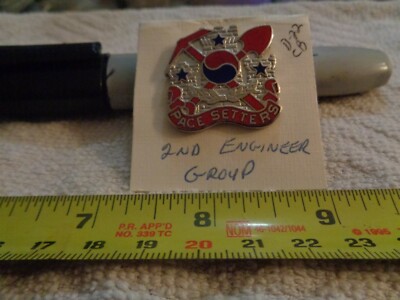2nd Engineer Group D-22 Unit Crest, DI, DUI (DRAW#V8) | eBay
